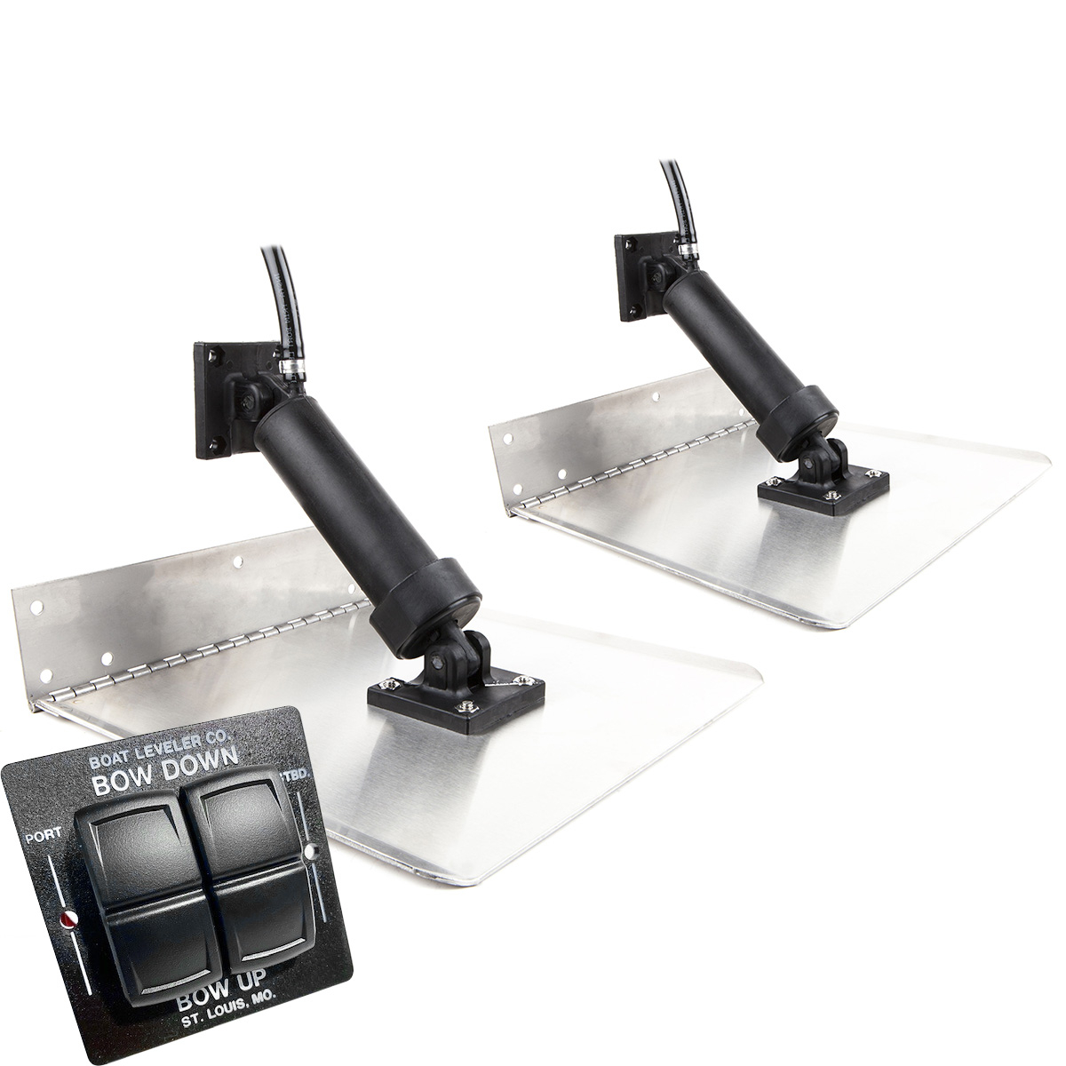 Instatrim hydraulisk trimplan komplett sett 12X11" - Seatronic