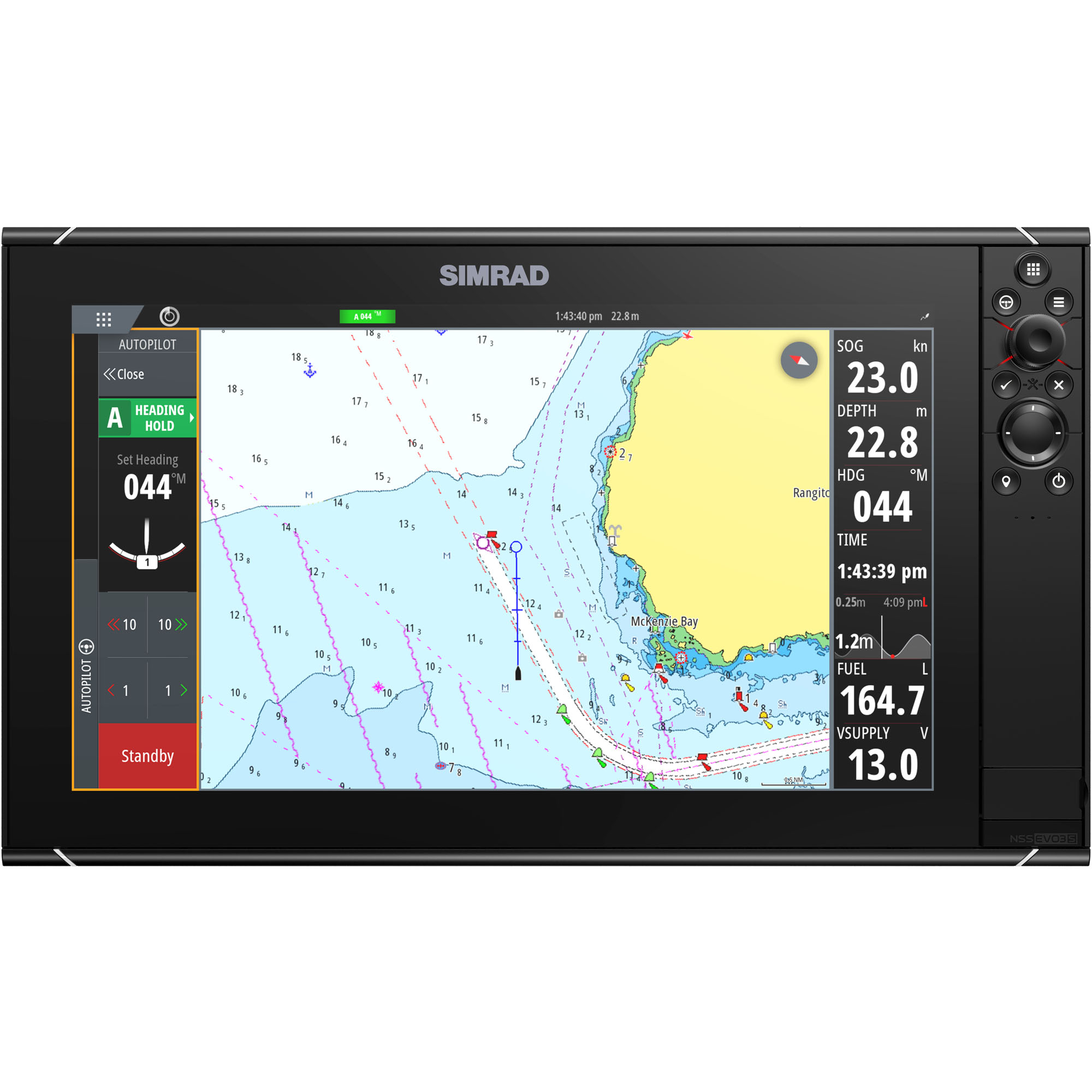 Simrad NSS16 evo3S kartplotter med ekkolodd - Seatronic