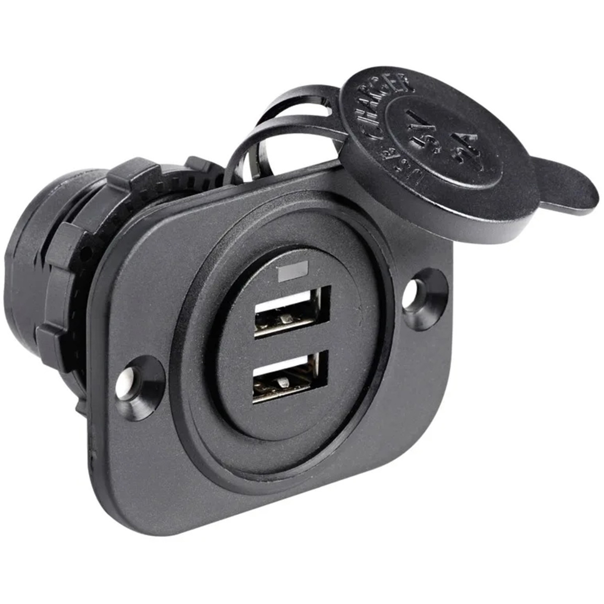 MultiMarine Dobbel USB-kontakt 12/24V - Seatronic