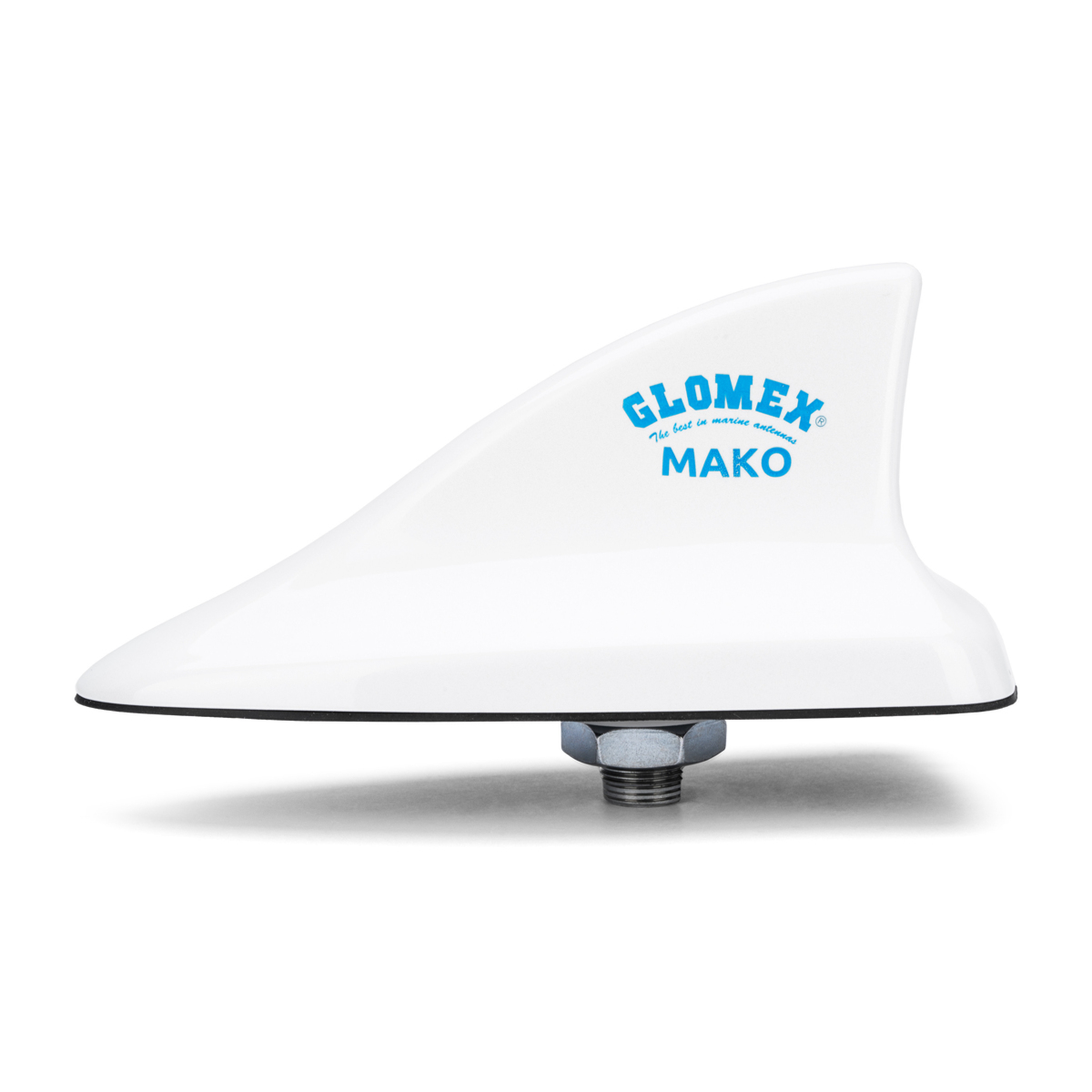 Glomex RA130 Mako VHF-antenne, 12 nm rekkevidde, hvit - Seatronic